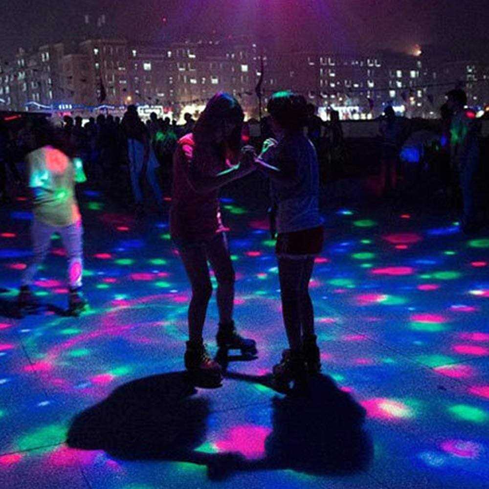 4 Pack Color Rotating Bulb E26 RGB Color Changing Party LED Bulbs ...